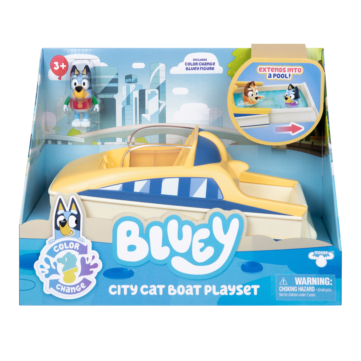 BLUEY S13 COLOR CHANGE BLUEY'S MOTORBOAT VEHICLE EXCLUSIVE - Kiddy Zone ...